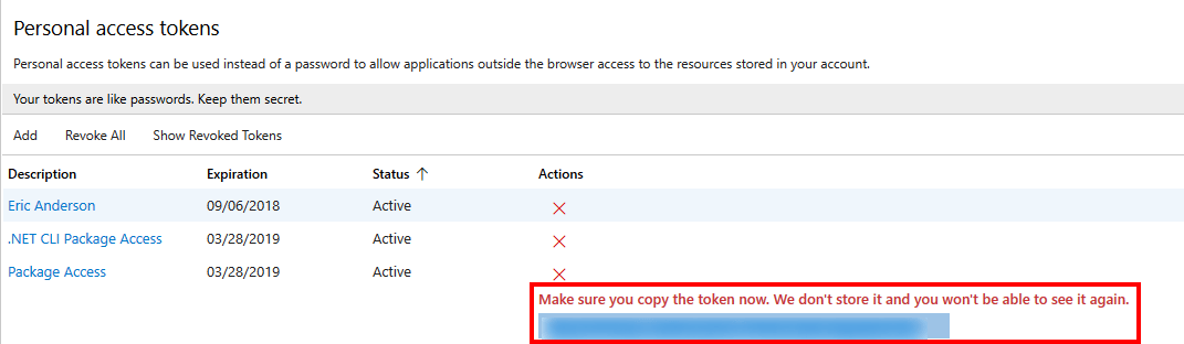 Net Cli Errors Due To Vsts Package Source Eric L Anderson