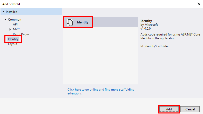 Asp Net Core Identity Scaffolding Eric L Anderson